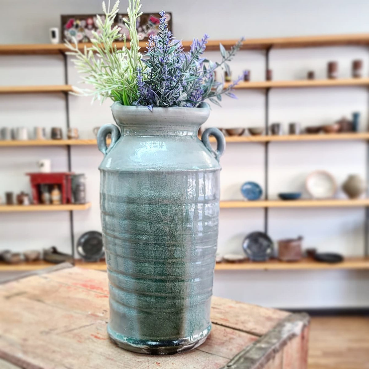 Wood Fired Vase – Red Bison Studio