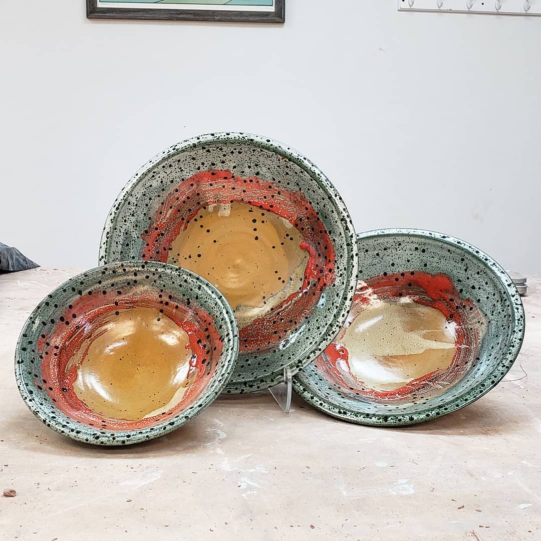 Rainbow Trout - Variety Serving Bowls – Red Bison Studio