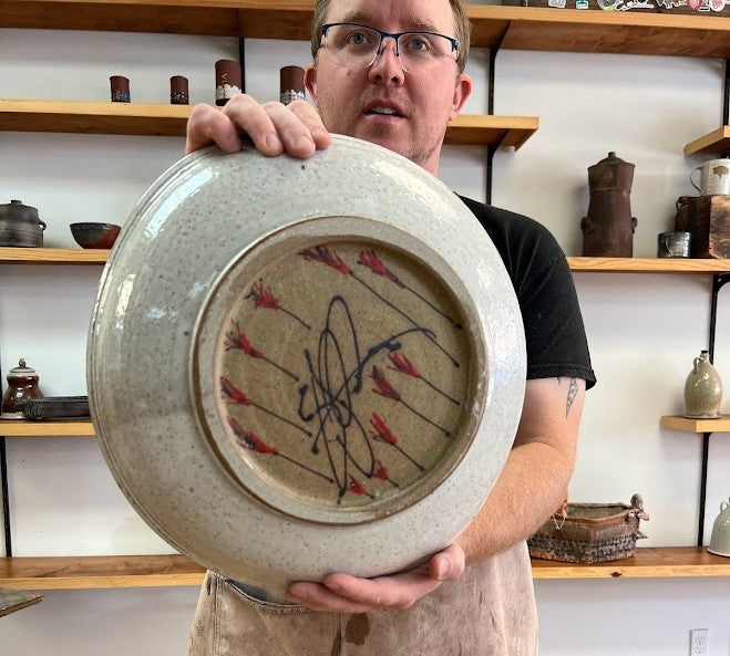 Indian Paintbrush Serving Dish - Large – Red Bison Studio