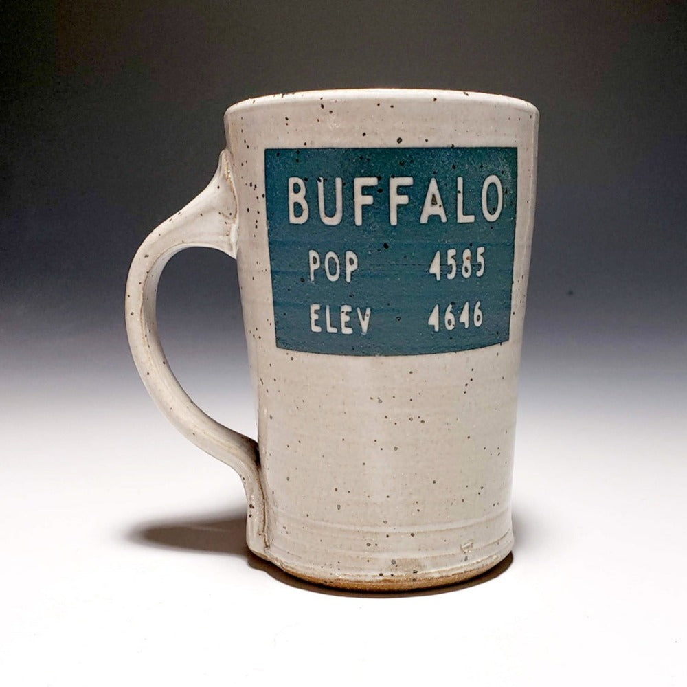 Buffalo Population Sign – Red Bison Studio